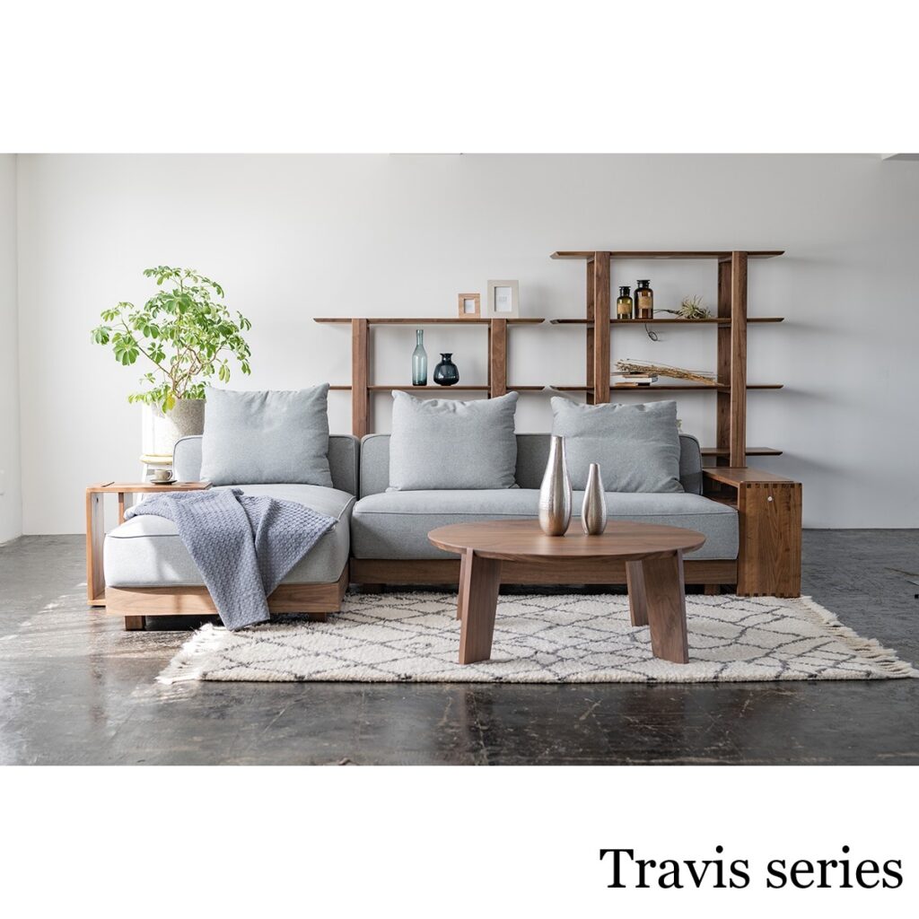 【送料無料】TRAVIS Sofa トラビス ソファ ファブリック（ミントグレー）NOWHERE LIKE HOME | Halu